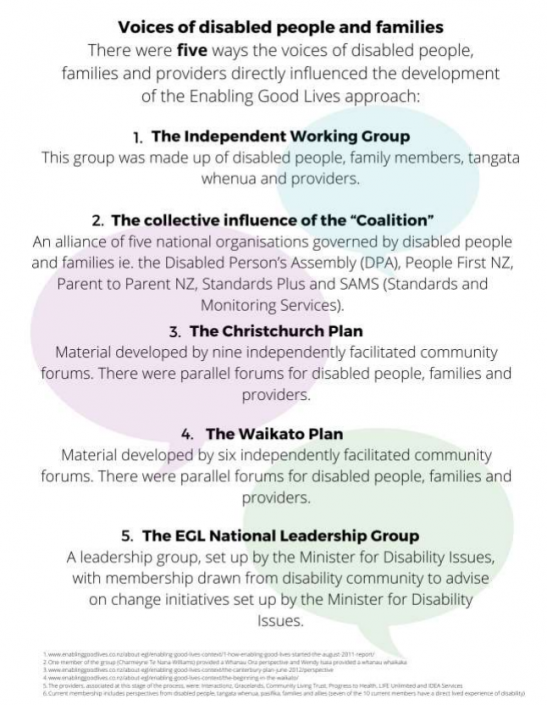 Whakapapa of Enabling Good Lives - Care Matters